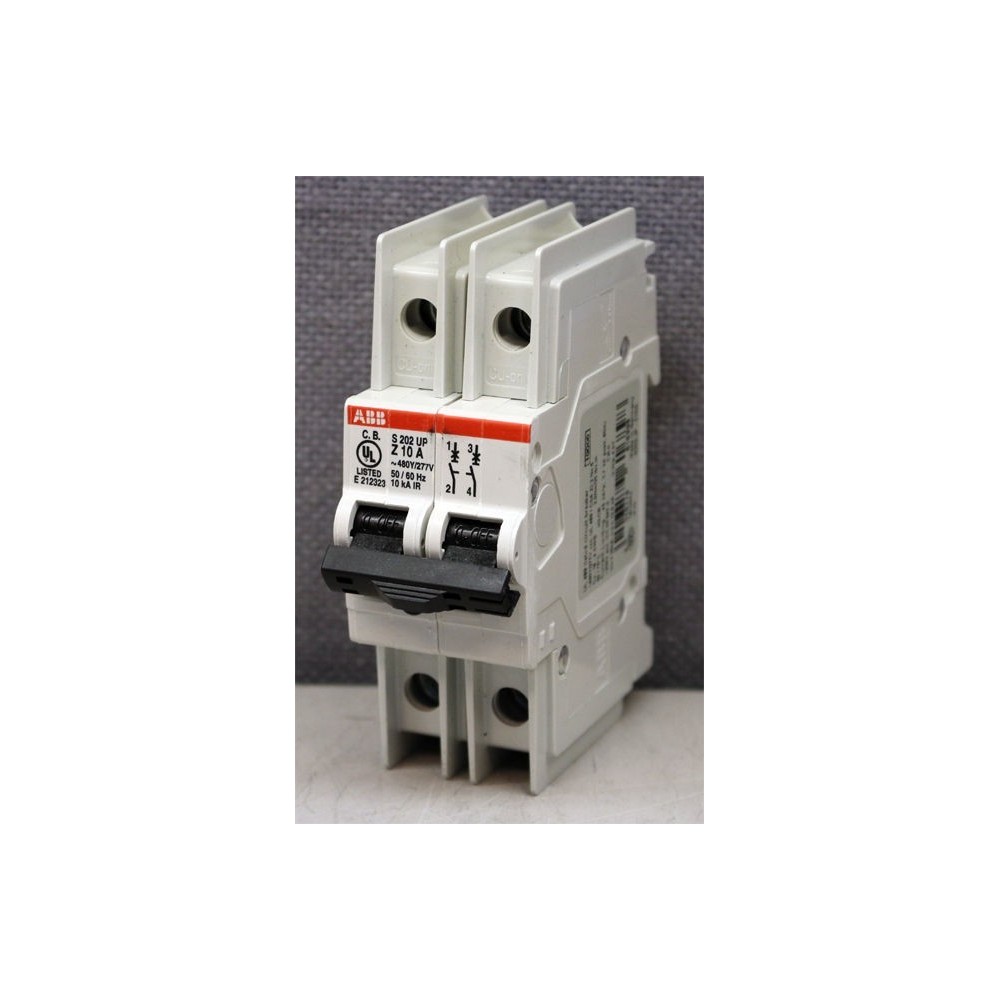 S202UP-Z10 Moulded Case 10 Amp 277/480VAC Circuit Breaker New Qty. 5 - Grupo Vazsir