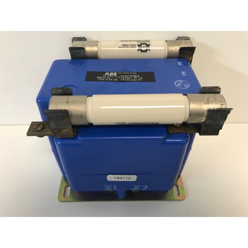 ABB 35:1 POTENTIAL TRANSFORMER PT3-45-422-FF PT345422FF 4200V 5KV 45KV ...